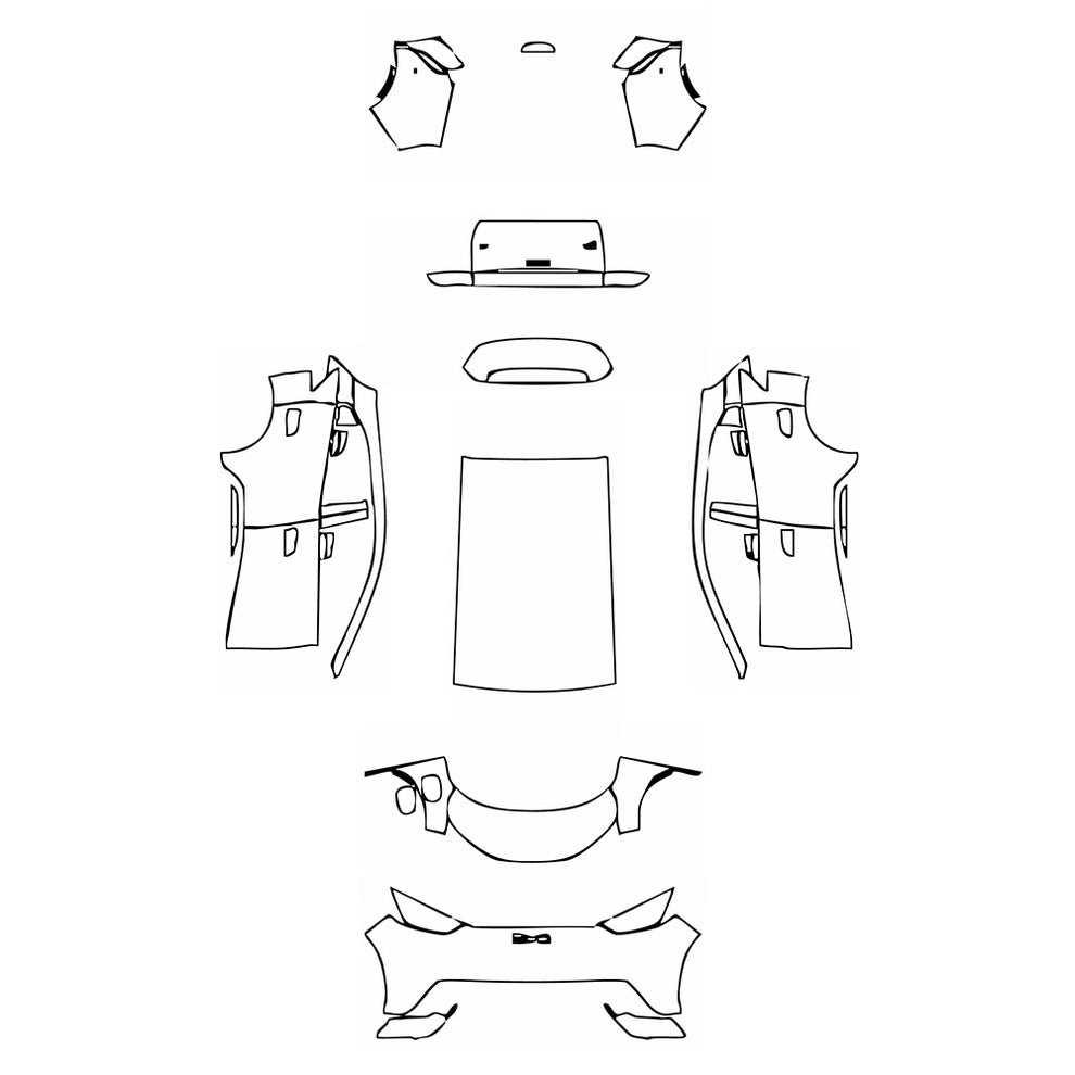 Voorgesneden PPF BYD Dolphin Surf 2025 – PPF-Kits
