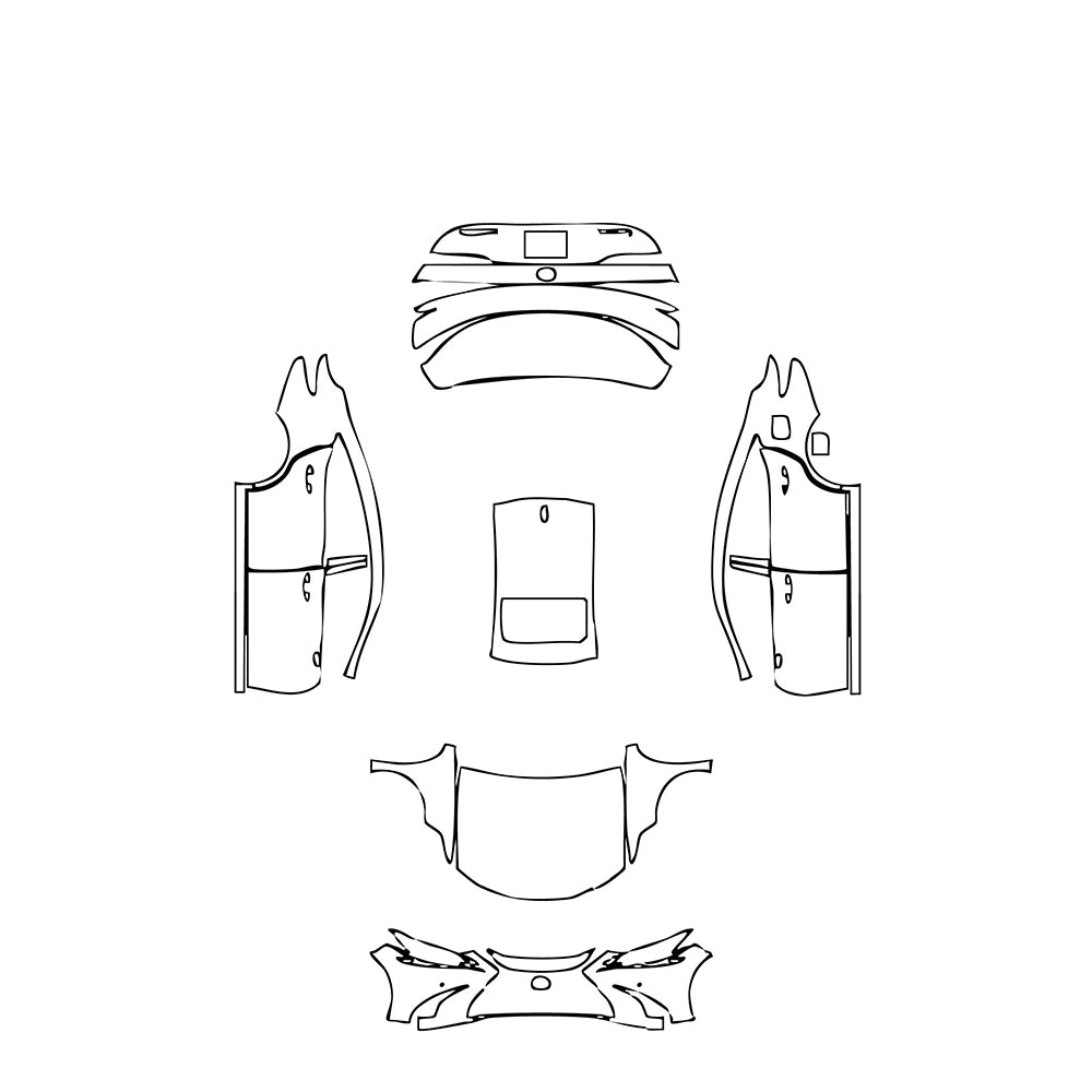 Voorgesneden PPF Lexus ES Luxury 2024 – PPF-Kits